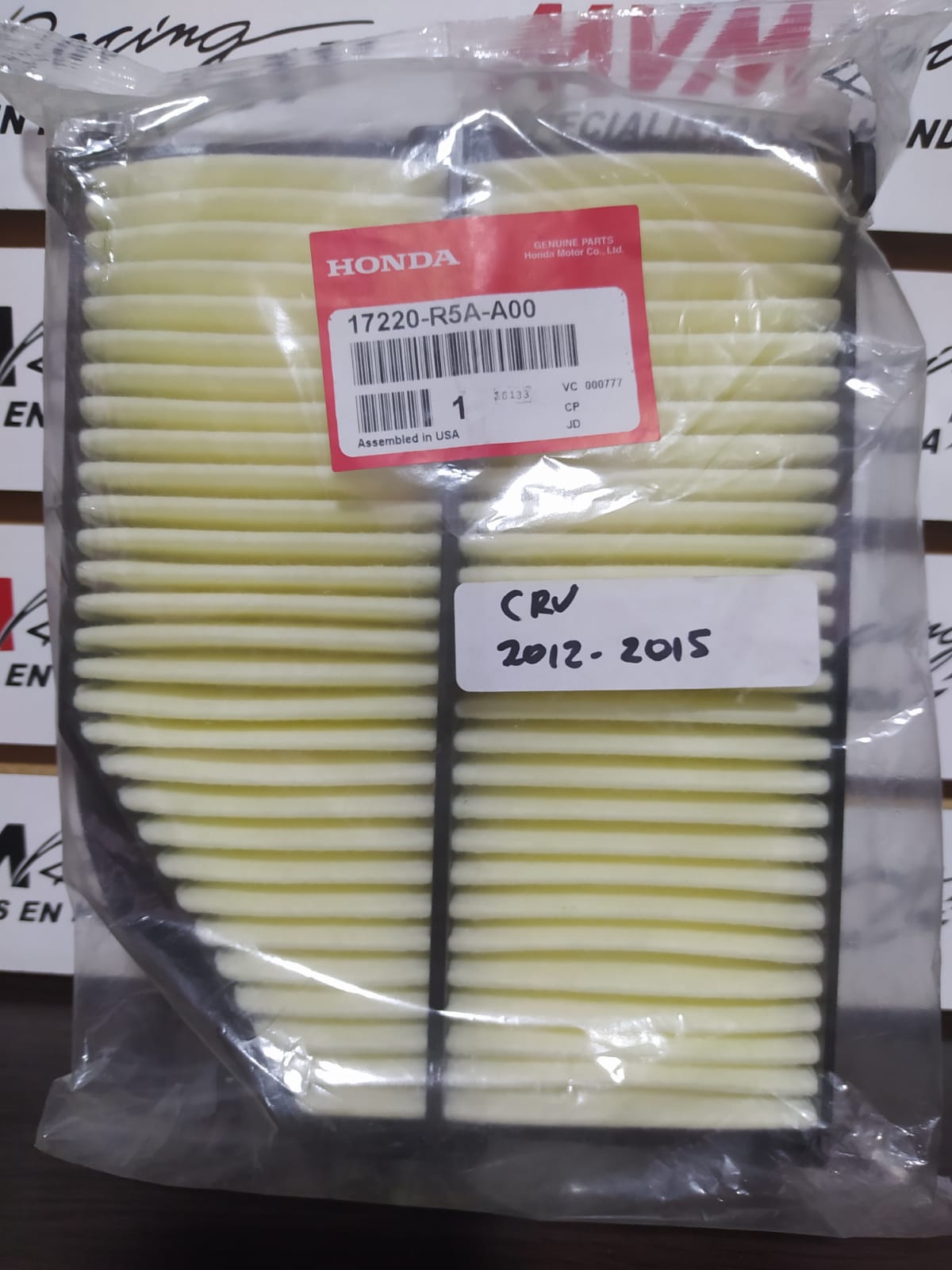 Filtro de Aire Honda 17220-R5A-A00 – MVM RACING – Especialistas en Honda